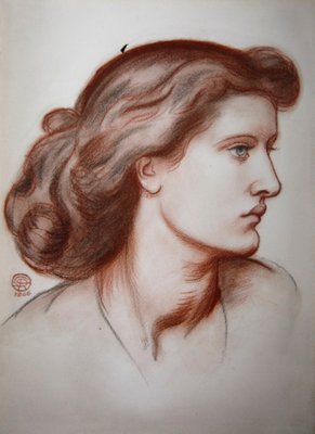 Portrait of Alexa Wilding by Dante Gabriel Charles Rossetti
