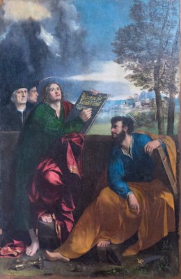 Saint John the Evangelist and Saint Bartholomew with Pontichino della ...