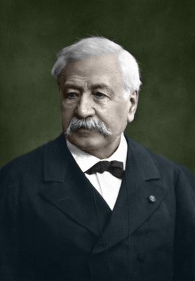 Portrait of Ferdinand de Lesseps by Dragon: Fine art print