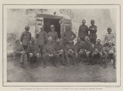 Major Harrison and Officers of the 76th, 81st, and 82nd Batteries Royal ...