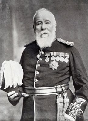Sir Harry Burnett Lumsden (b/w photo)