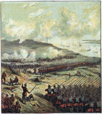 Crimee War (1853-1856): the battle of Inkermann (Inkerman) on 5/11/1854 ...
