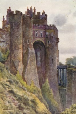 The Constable's Tower, Dover Castle (colour litho)