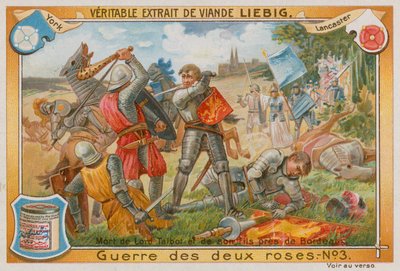 The Death of Lord Talbot and his Son by European School