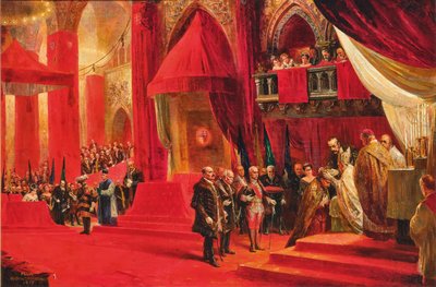 The Coronation of Emperor Charles I of Austria as King Charles IV of ...