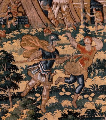 Story of Cyrus. No V Combat between two warriors and the death of Cyrus ...