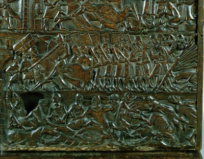 The Courtrai Chest Depicting the Flemish Line of Battle During the ...