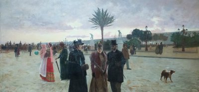 Piazza Vittoria by Francesco Paolo Diodati: Fine art print