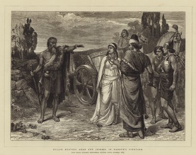 Elijah meeting Ahab and Jezebel in Naboths Vineyard