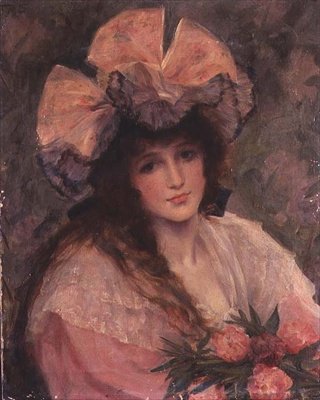 A Young Beauty by Frank Markham Skipworth: Fine art print