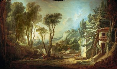 Pastoral Landscape by François Boucher: Fine art print