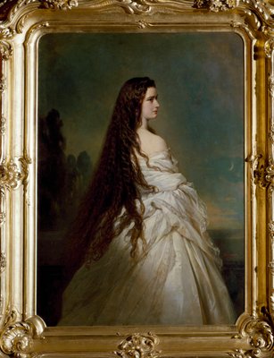 Portrait of Elisabeth de Wittelsbach (Sissi), Empress of Austria and ...