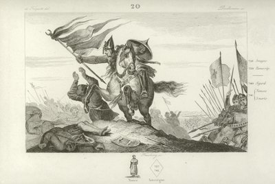 Charles Martel at the Battle of Tours, 732 by French School