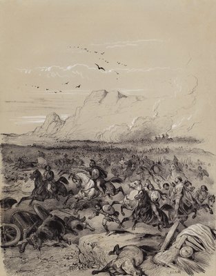 Defeat of the invading Cimbri by the Roman general Gaius Marius at the ...