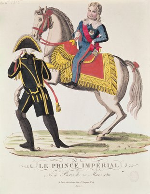 Equestrian portrait of Napoleon II (1811-32) King of Rome, April 1815