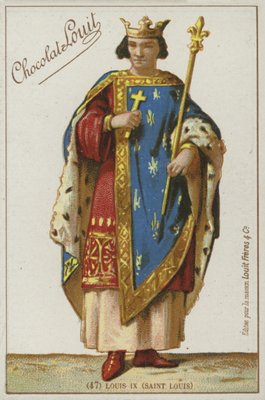 Louis IX, Saint Louis by French School: Fine art print