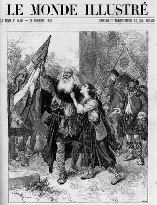 Representation of the drama in five acts “Les Jacobites” by Francois ...