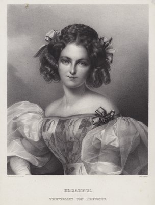 Princess Elisabeth of Prussia by Friedrich Jentzen