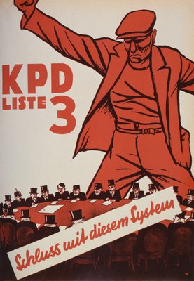 Communist Party election poster, 1932 by German School