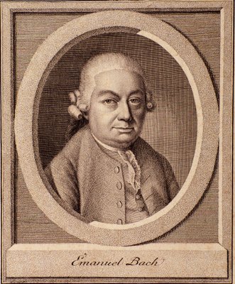 Portrait of Carl Philipp Emanuel Bach, German Composer, Son of Johan ...