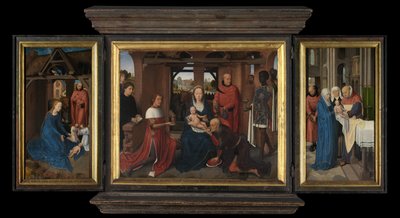 Triptych of Jan Floreins by Hans Memling: Fine art print