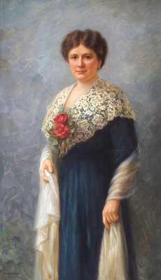 Portrait of a lady by Hans Stalzer: Buy fine art print