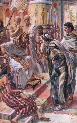 Jacob Before Pharaoh (Illustration from Pictures That Teach The Crown ...