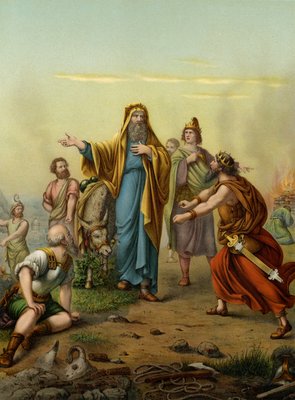 The Bible In Paintings, #55: BALAAM AND HIS TALKING DONKEY