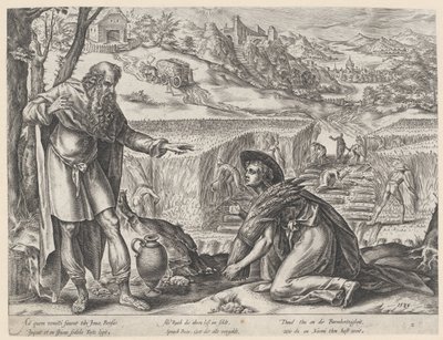Ruth reading ears in the field of Boaz The story of Ruth (series title)