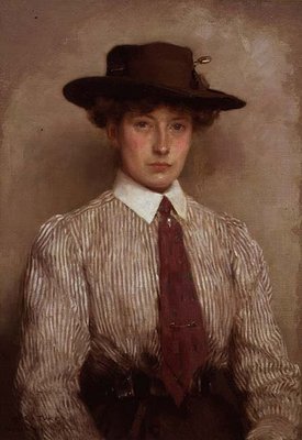 Portrait of Mrs Hamilton by Henry Scott Tuke
