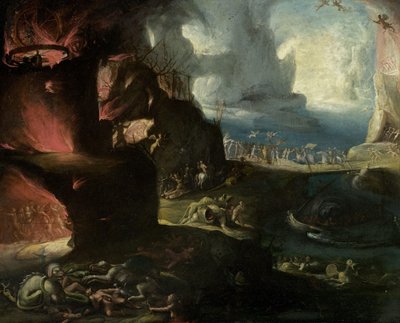 Hell landscape by Hieronymus Bosch: Buy fine art print