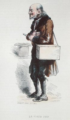 'Le Vieux Juif', illustration from 'Les Francais Par Eux-Memes ...