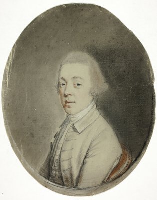 Portrait of a Man by Hugh Douglas Hamilton: Fine art print