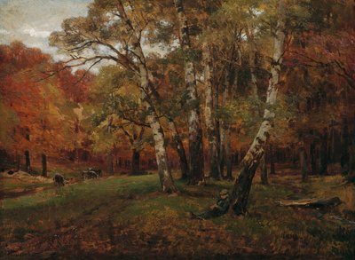 Landscape with Birches by Hugo Darnaut: Buy fine art print