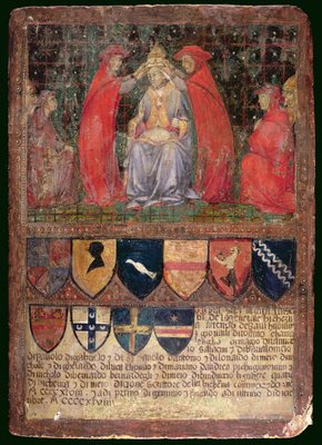 Coronation of Pope Nicholas V in 1447 by Italian School