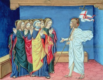 The Resurrected Christ Shows the Disciples His Hands and the Wound in ...