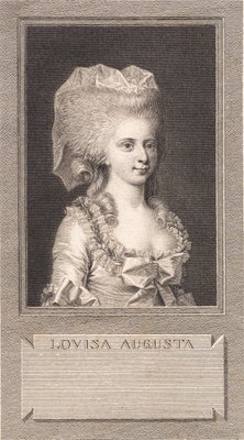 Portrait of Princess Louise Augusta by J.F. Clemens