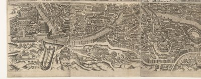 Map of Rome During the Time of Emperor Augustus by Jacob Bos