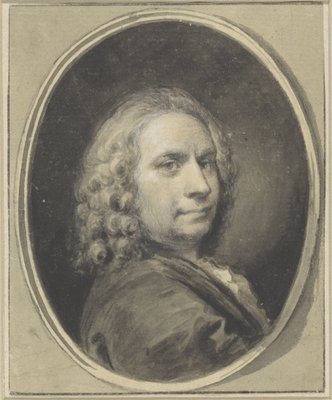 Self-portrait of Jacob de Wit by Jacob de Wit