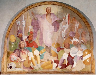 Resurrection - Fresco by Jacopo Pontormo: Fine art print