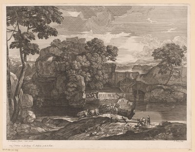 River Landscape with Hay Wagon in the Foreground