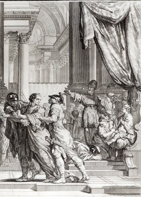 Jehoiada, High Priest of Jerusalem Proclaiming Prince Joash as King of ...