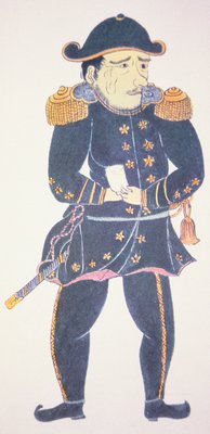 Commodore Perry in Japan - an impression by a Japanese artist