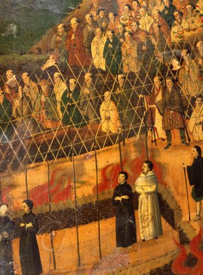 The Martyrdom of the Jesuits in Japan in 1622 (detail)