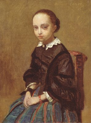 Portrait of a Girl, 1857-58 by Jean Baptiste Camille Corot