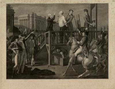The Execution of Louis XVI in the Place de la Revolution on 21 January ...