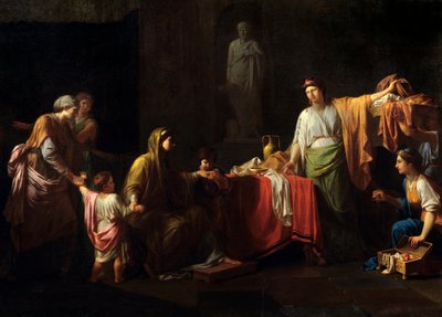 Detail of: Cornelie (189 - 110 BC) mother of the Gracques - Tiberius ...