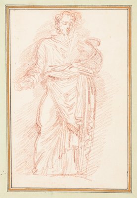 Robed figure with tie around waist by Jean Robert Ango