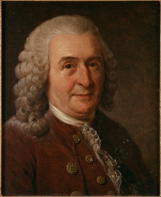 Portrait of Carl Linnaeus by Johan Gustaf Sandberg