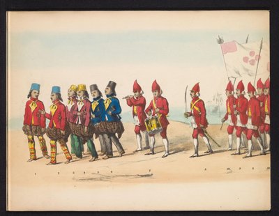 Masquerade of the Delft Students, 1857 (plate 1) Costumed parade held ...